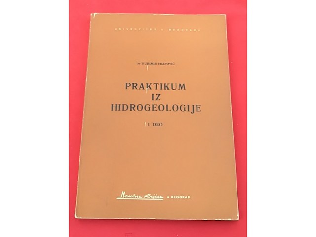 Praktikum iz hidrogeologije   Budimir Filipović