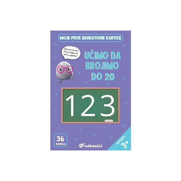 Zrnce kartice – Učimo da brojimo do 20 – latinica