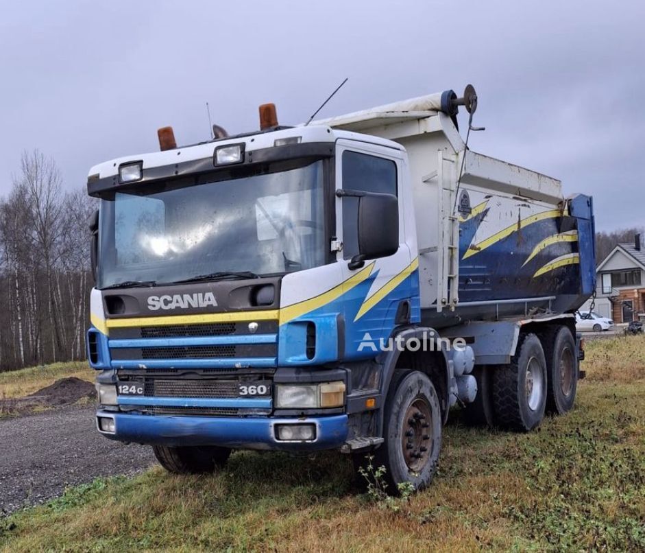 Scania P124 CB6X4HZ 360 BIG AXELS kiper