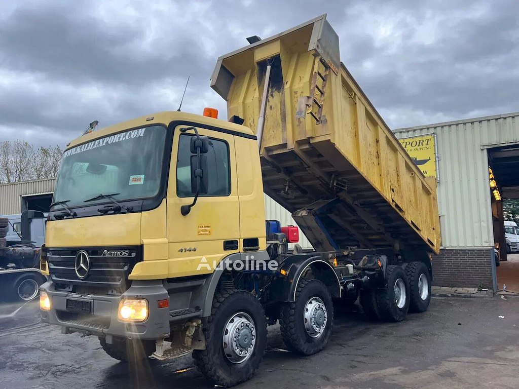 Mercedes-Benz Actros 4144 MP2 Kipper Meiller Dumper 8x8 V6 Full Spring EPS Big kiper