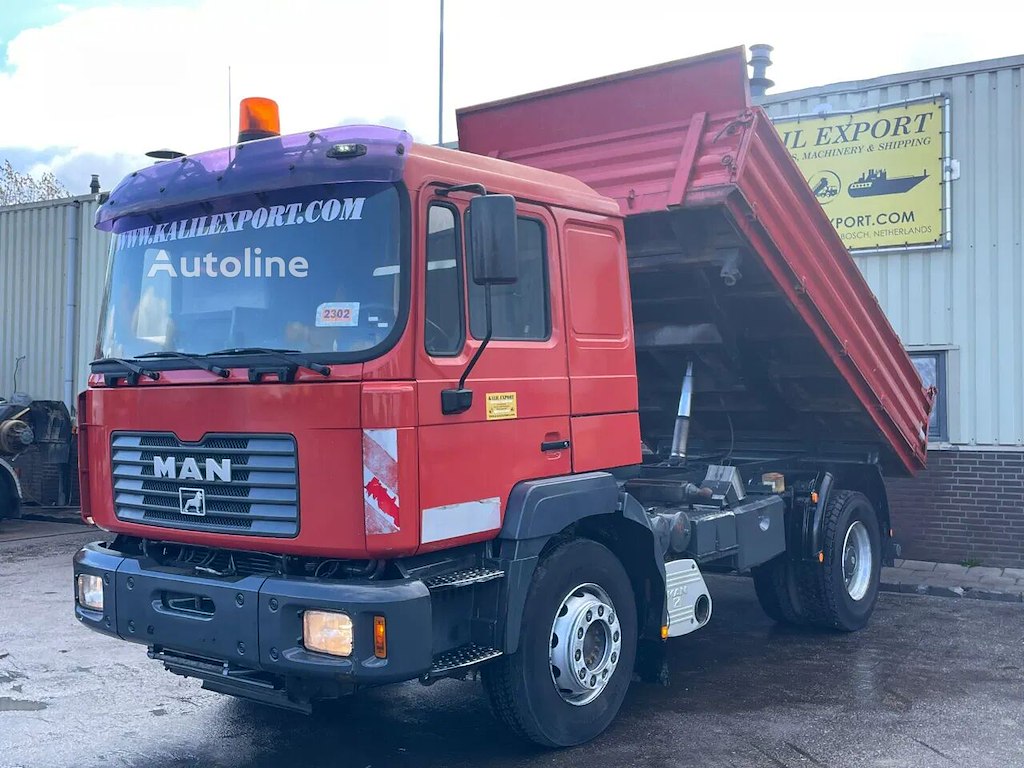 MAN 18 .310 Kipper Full Steel Suspension Big Axle 6 Cil Engine Germa kiper