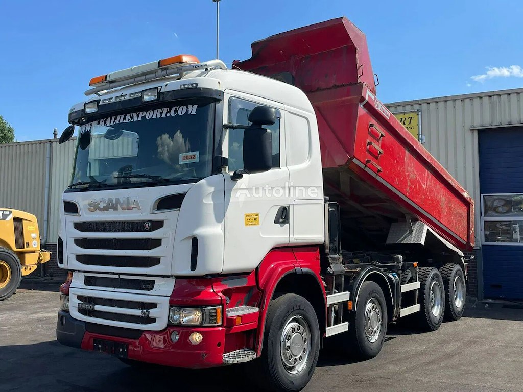 Scania R560 V8 Kipper 8x4 Manual Gearbox Big Axle Retarder Euro 5 Full kiper