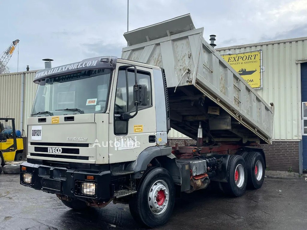 IVECO Eurotrakker 260.37 Kipper 6x4 ZF Full Steel Big Axle Good Condit kiper