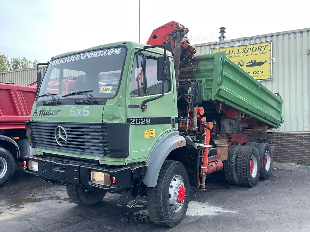 Mercedes-Benz SK 2629 Kipper 6x6 V8 Big Axle's Auxilery Top Condition kiper