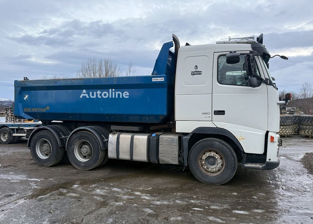 Volvo FH480 *6x4 *COMBI=TRACTOR + TIPPER *BIG AXLES *PLOW PLATE kiper