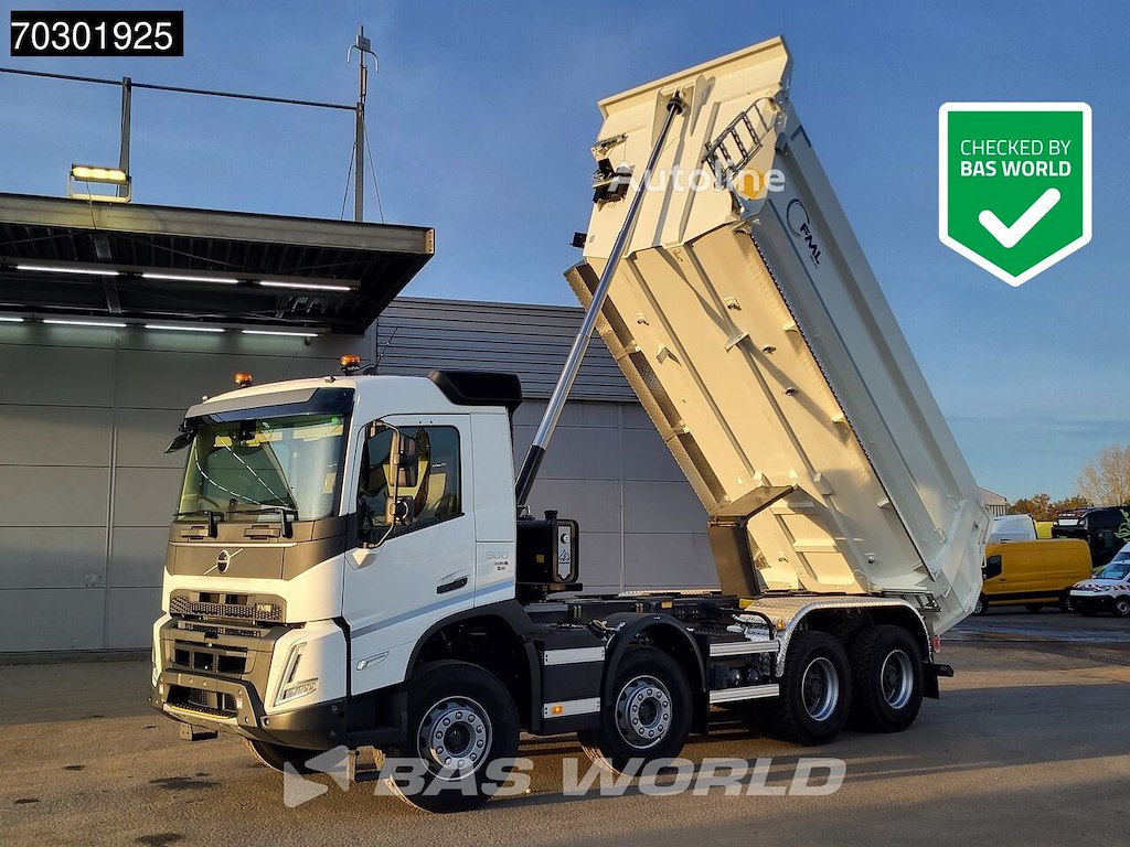 Novi Volvo FMX 500 8X4 NEW! 18m3 tipper Steelsuspension Big-Axle Automatic kiper
