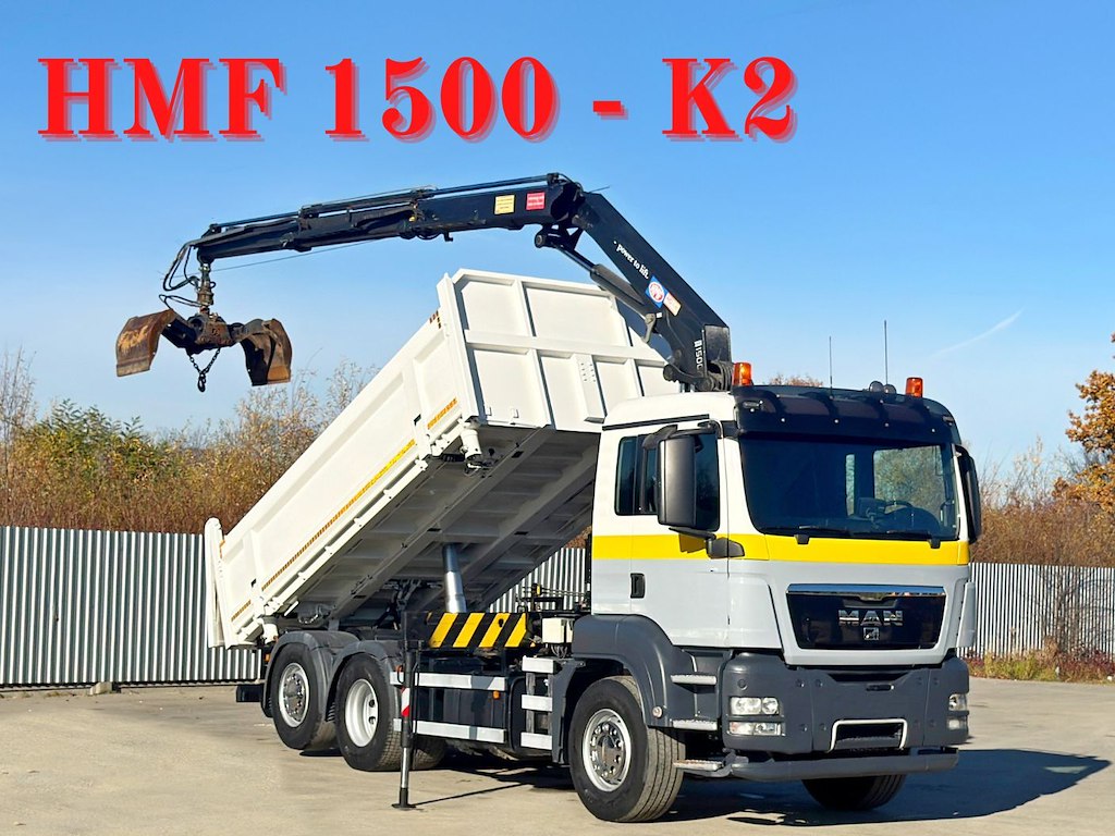 MAN TGS 28.320 * HMF 1500 - K2 * TOPZUSTAND kiper