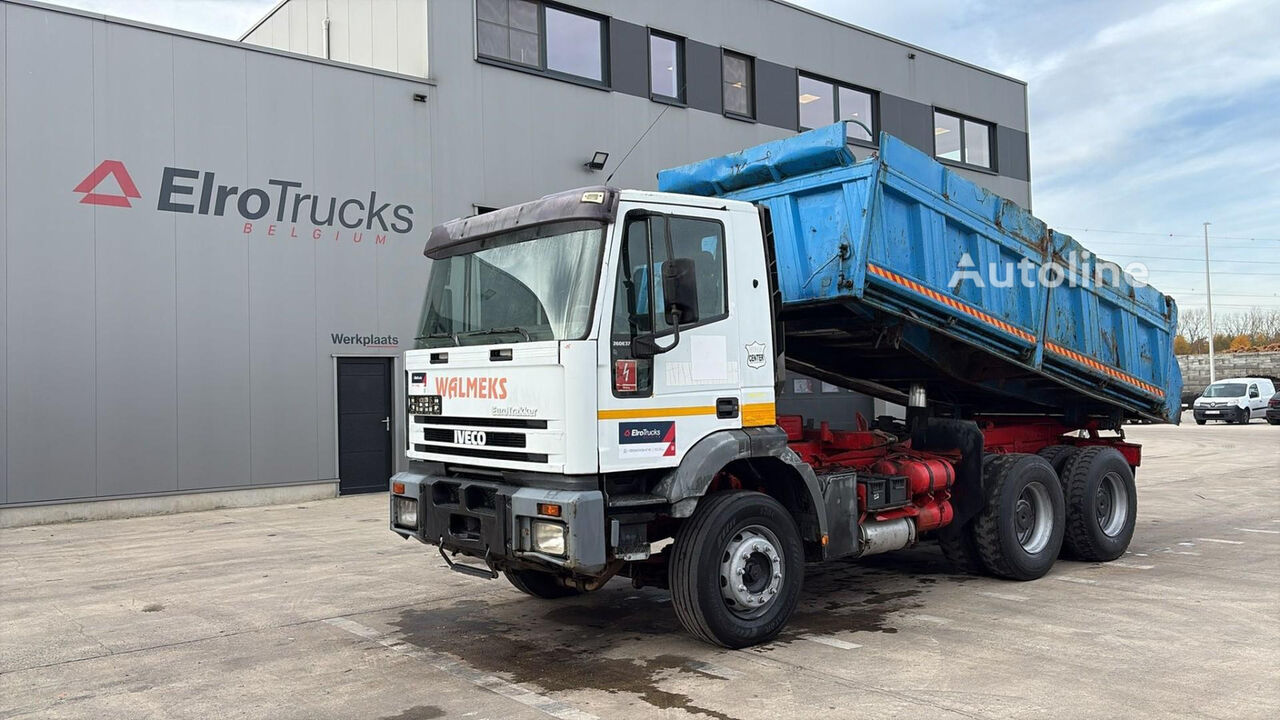 IVECO Eurotrakker 260 E 37 (POMPE MANUELLE / MANUAL PUMP / LAMES / STE kiper