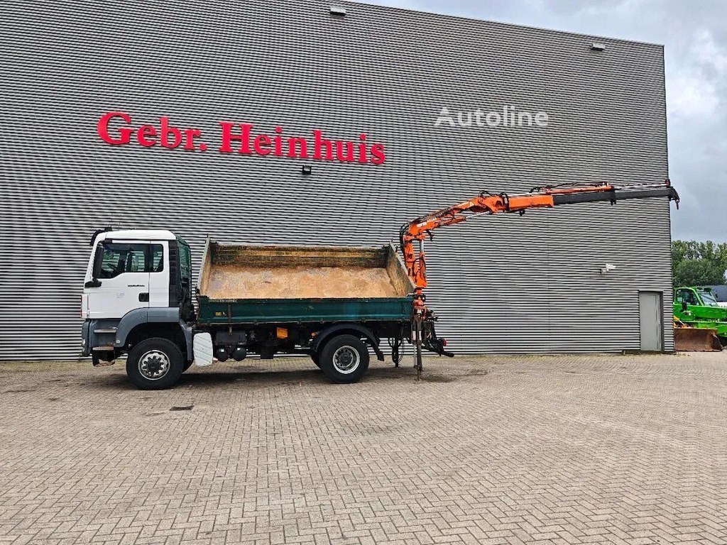 MAN TGS 18.400 4x4 Meiller 3 Seitenkipper Atlas 105.2-A2L kiper