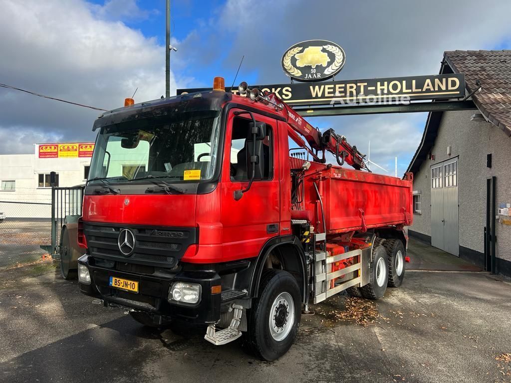 Mercedes-Benz Actros 3336 AK 6x6 Steel Springs CRANE TIRRE 131 kiper