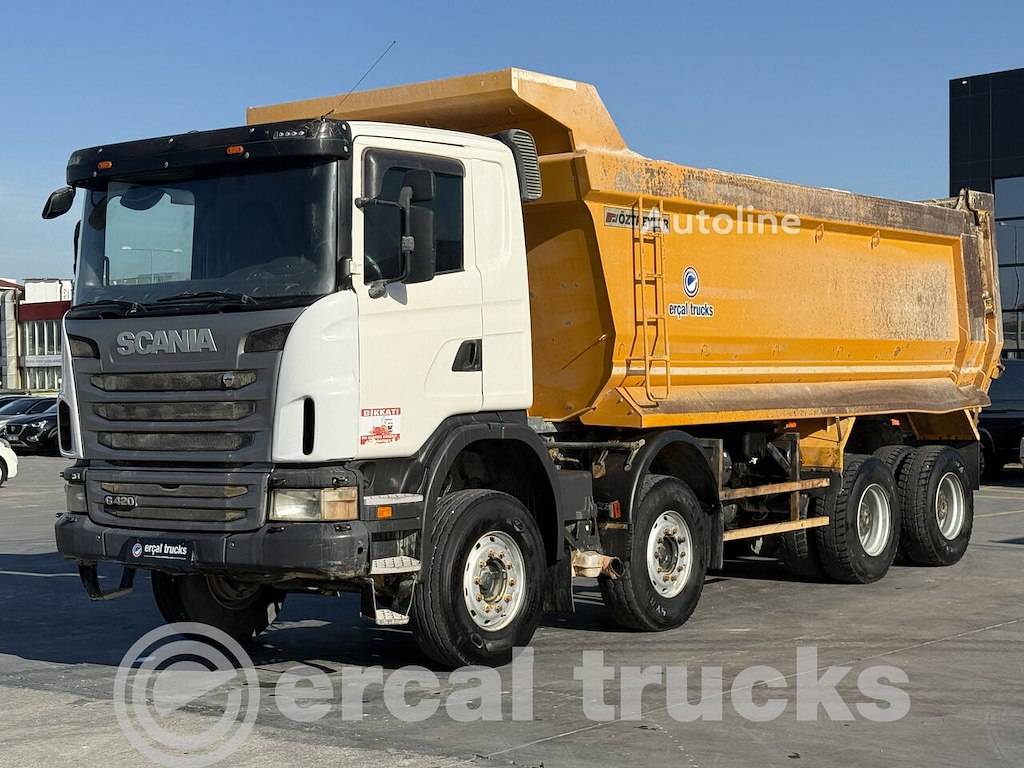 Scania G420/MANUAL-8X4-EURO5-HARDOX TIPPER 11 PCS kiper