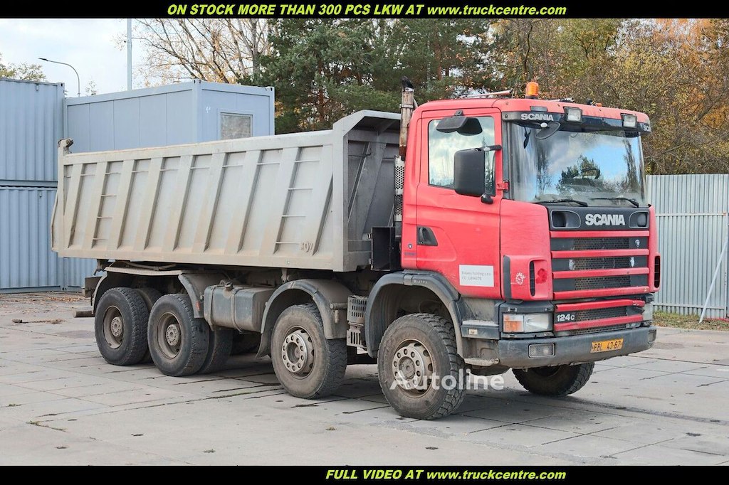 Scania R 124, 8x6, HARDOX, BORDMATIC kiper