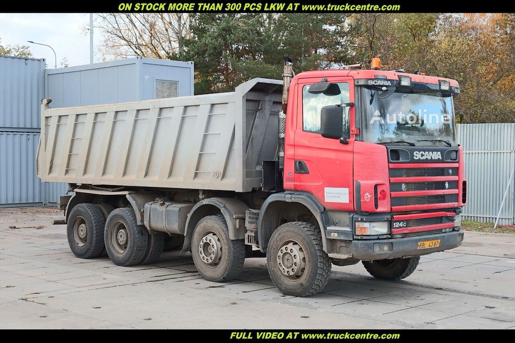 Scania R 124, 8x6, HARDOX, BORDMATIC kiper