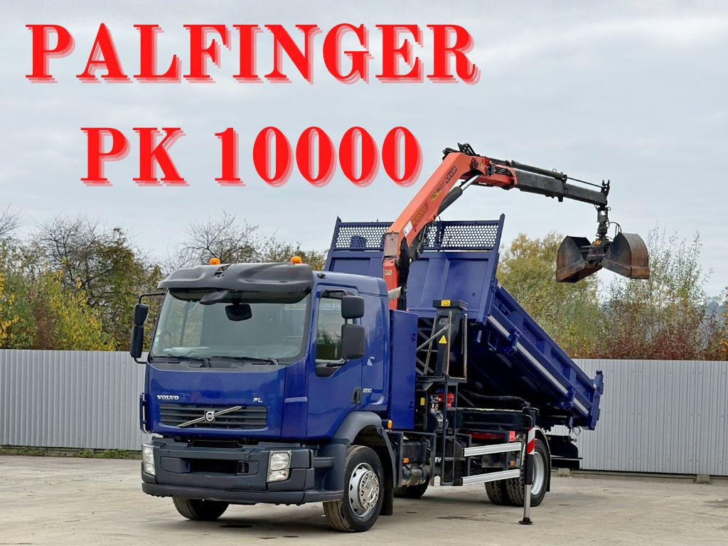 Volvo FL280 KIPPER 4,35m * PALFINGER PK 10000 + FUNK kiper