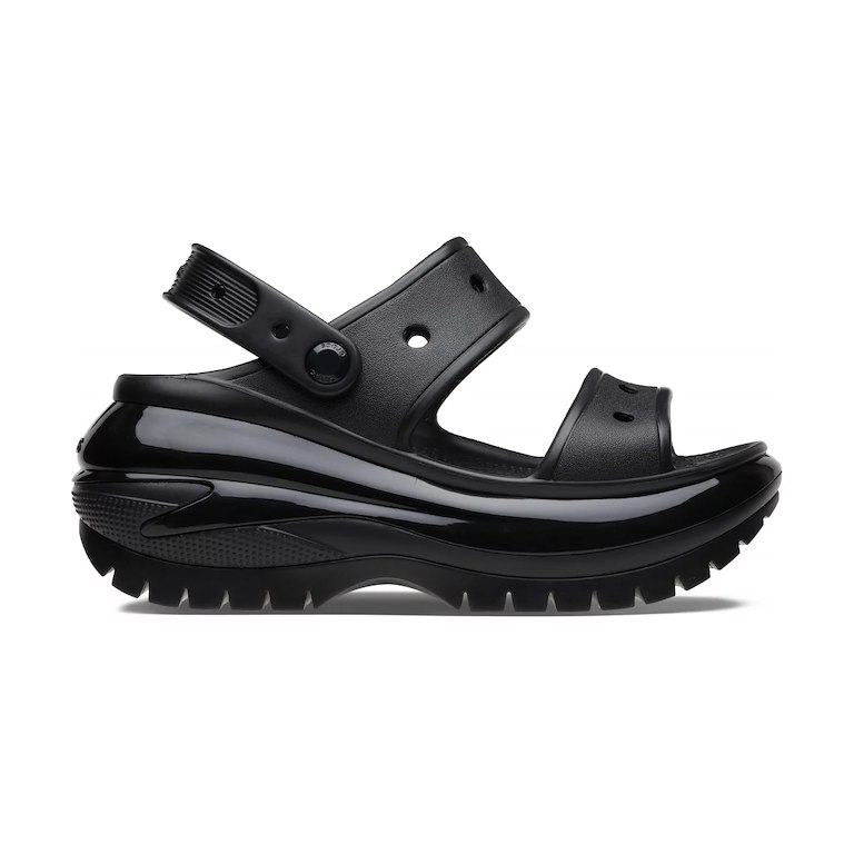 Crocs Classic Mega Crush Sandal – BLACK