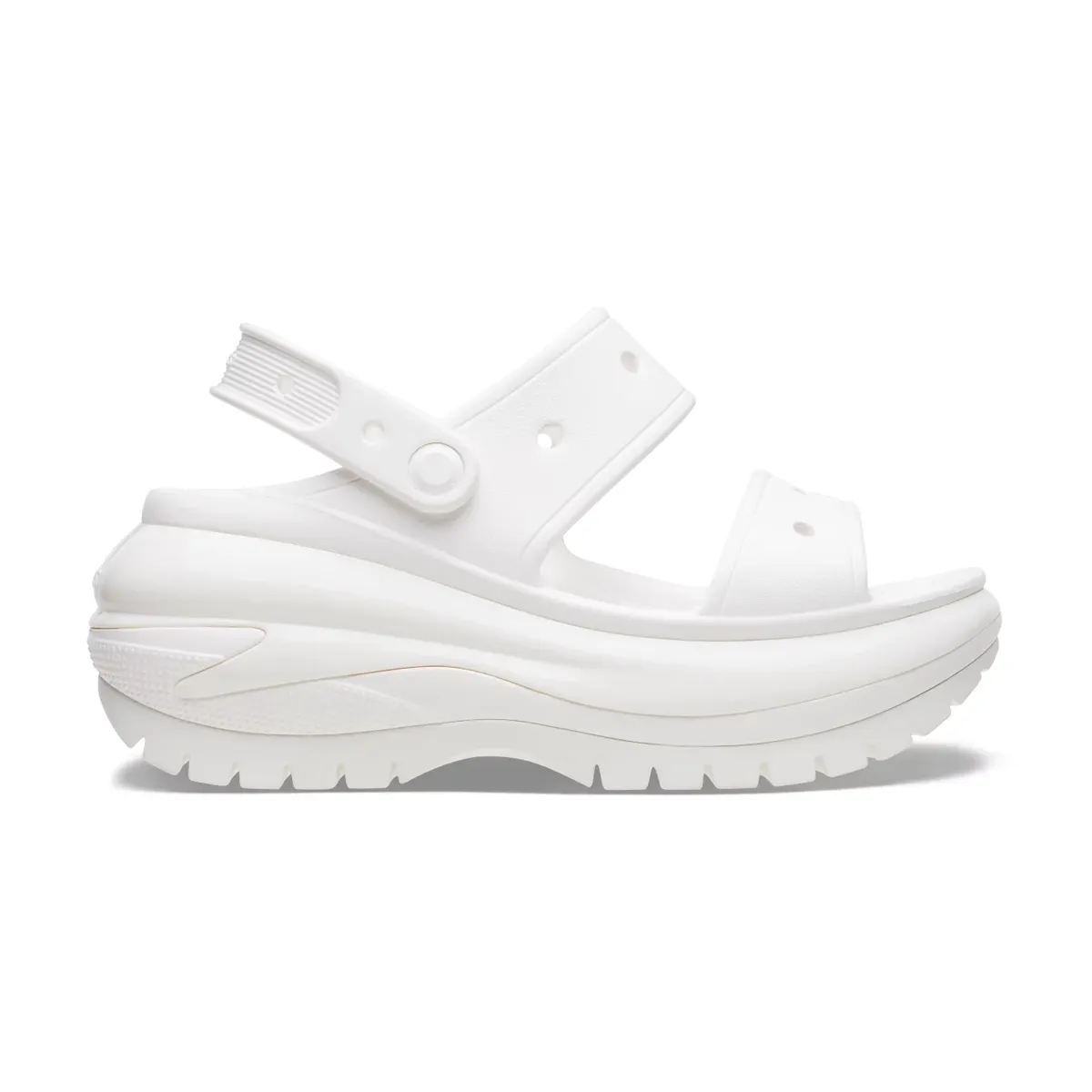 Crocs Classic Mega Crush Sandal – WHITE
