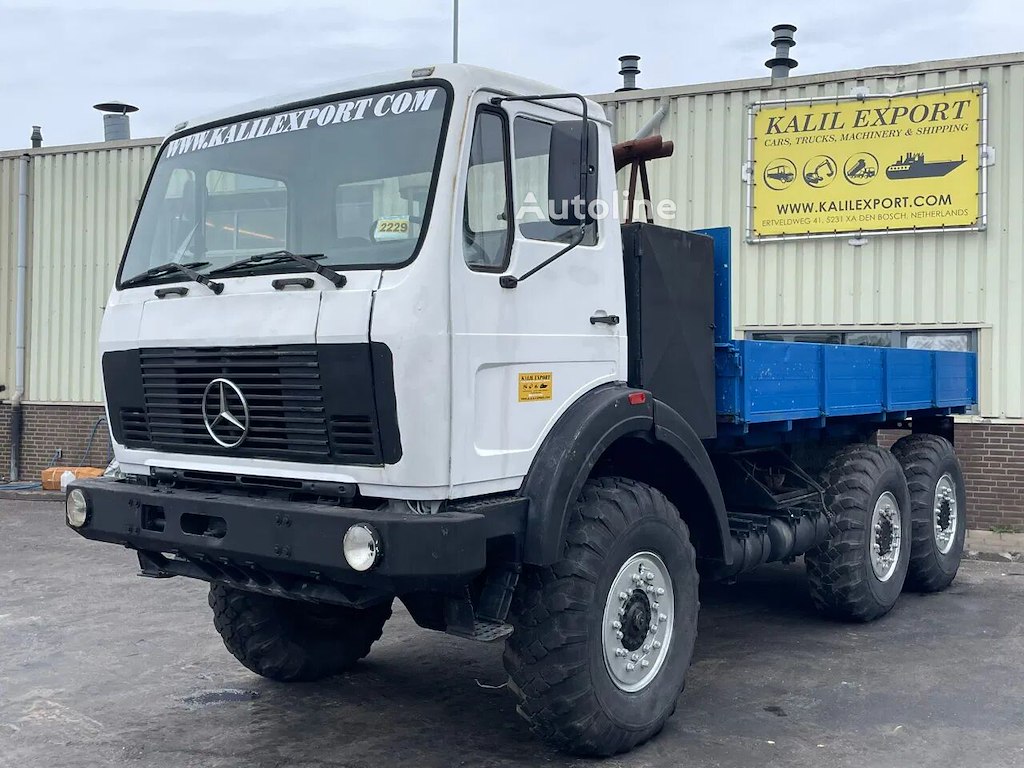 Mercedes-Benz SK 2626 Open Box 6x6 V8 ZF Big Axle Good Condition kamion s ravnom platformom