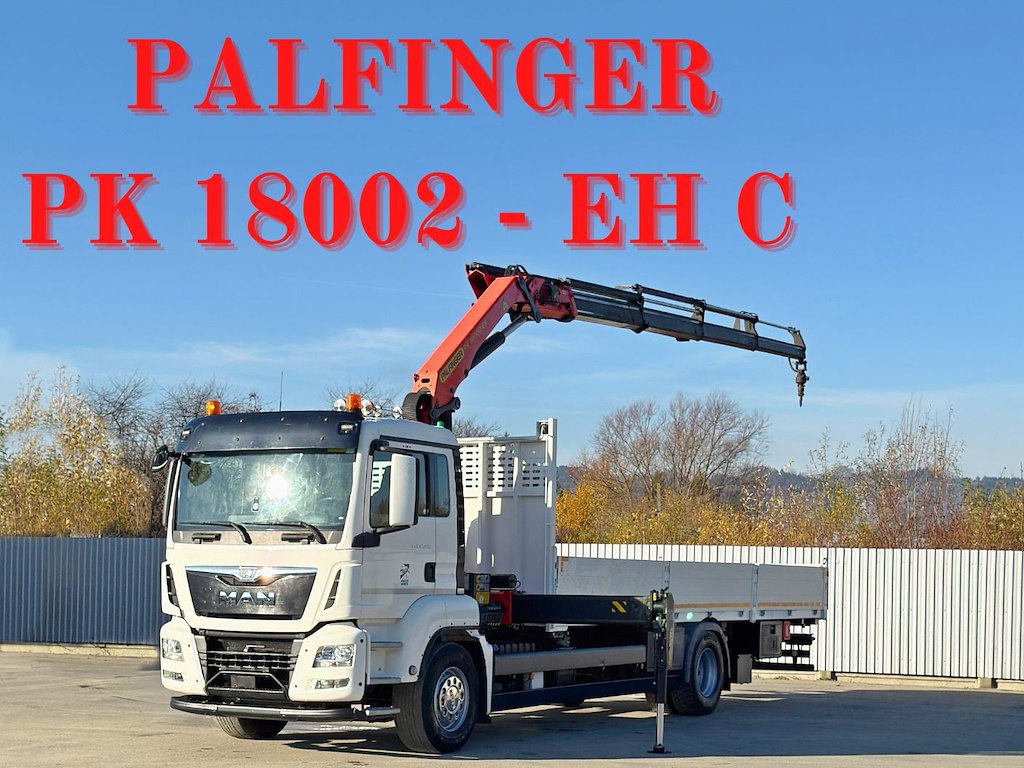 MAN TGS 18.420* PK 18002 - EHC + FUNK* TOPZUSTAND kamion s ravnom platformom