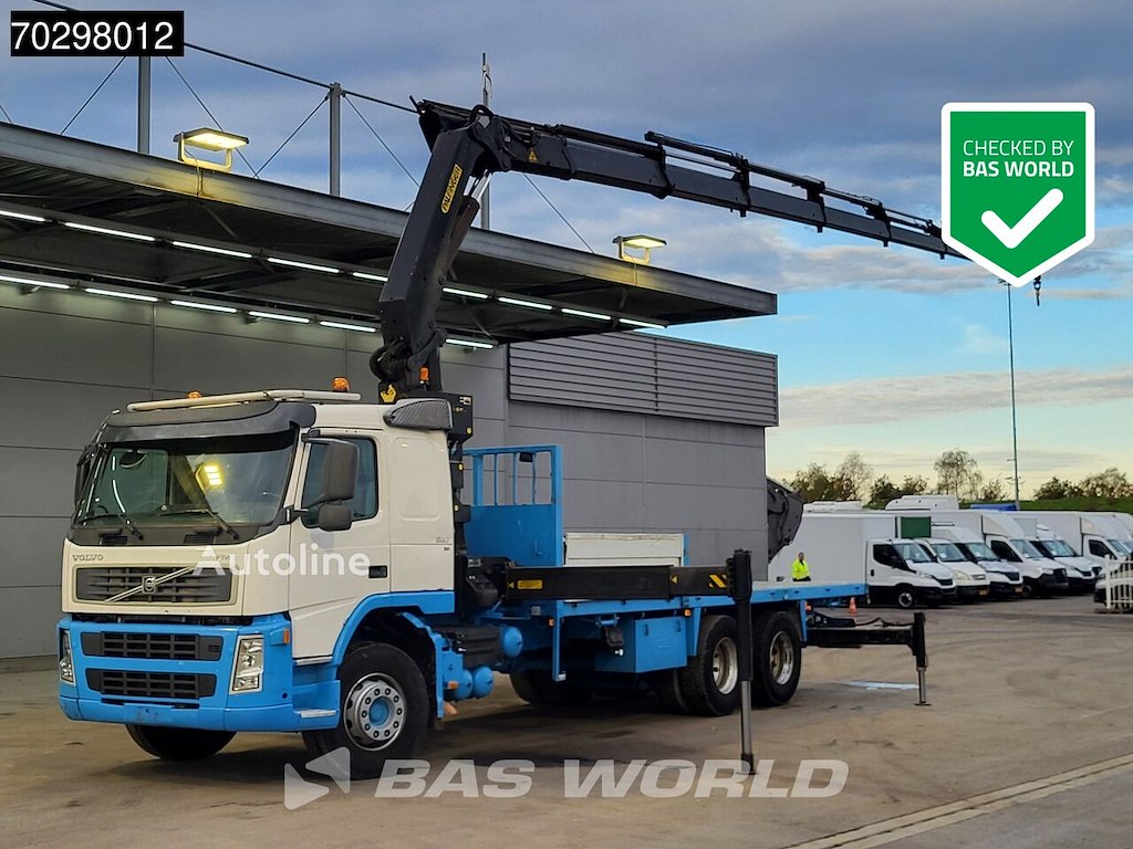Volvo FM 360 FM 6X2 Palfinger PK29002 Kran crane Manual Sleepercab Air kamion s ravnom platformom