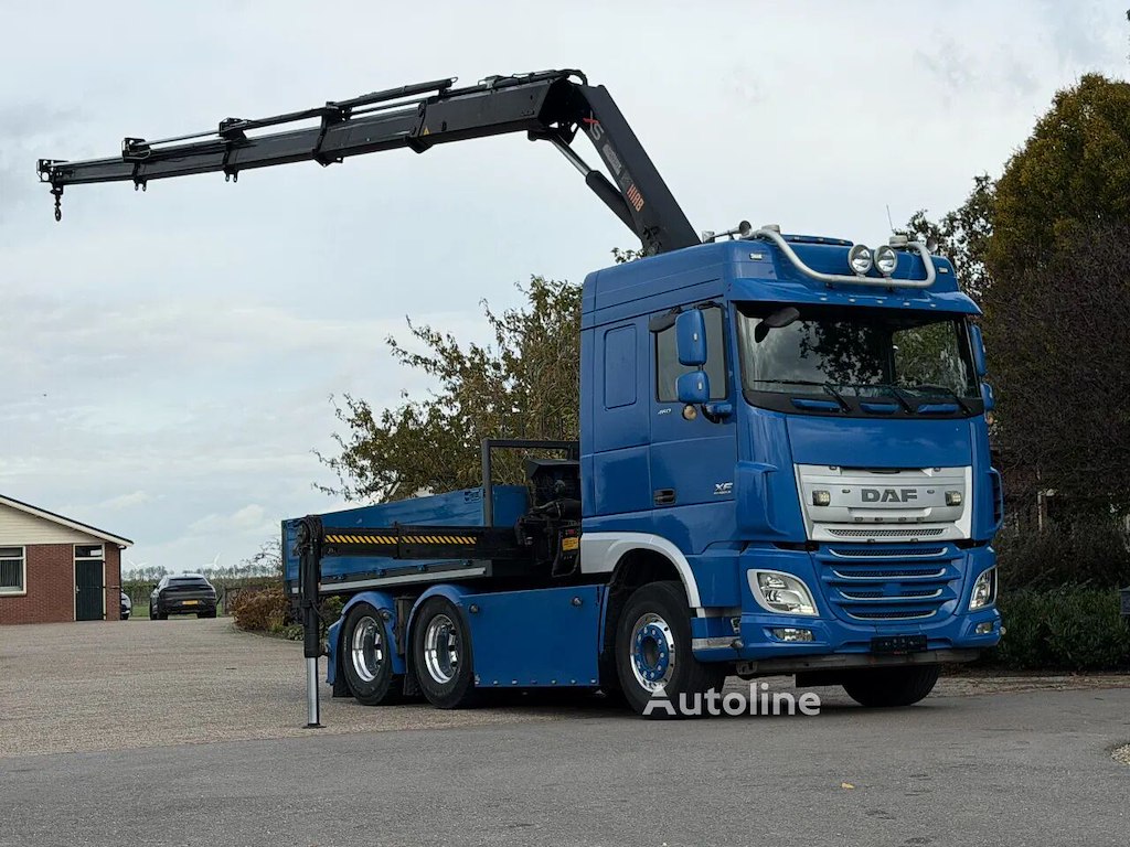 DAF XF 460 SHOW!!SPECIAL!!6x4!! HIAB 24TM CRANE/KRAN/TREKKER/BAKWAGE kamion s ravnom platformom