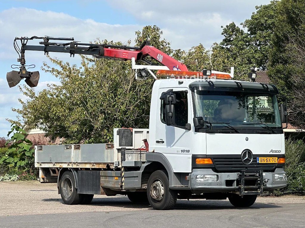 Mercedes-Benz Atego 1018 KRAAN/CRANE HMF403!!129tkm kamion s ravnom platformom