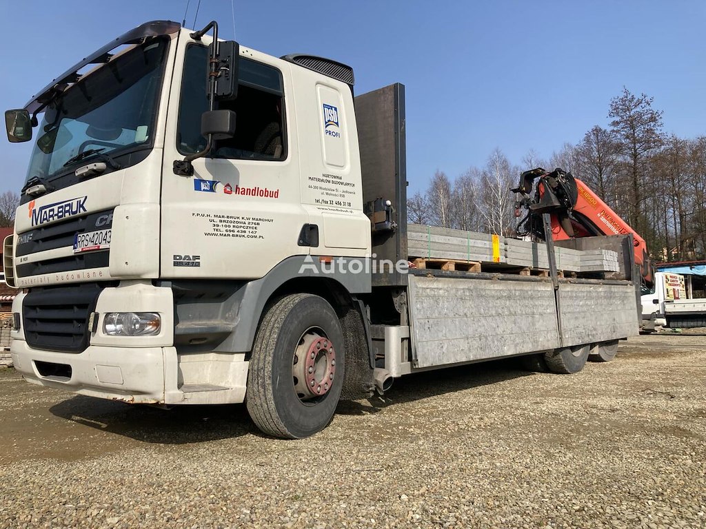 DAF CF 85 410 HDS kamion s ravnom platformom