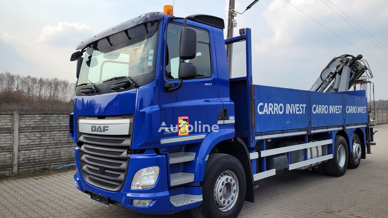 DAF CF 460 HDS kamion s ravnom platformom