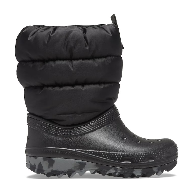 Crocs Kids Classic Neo Puff Boot – Black