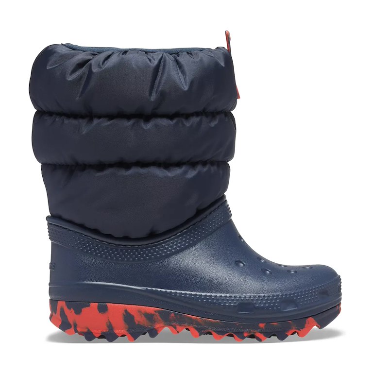 Crocs Kids Classic Neo Puff Boot – NAVY