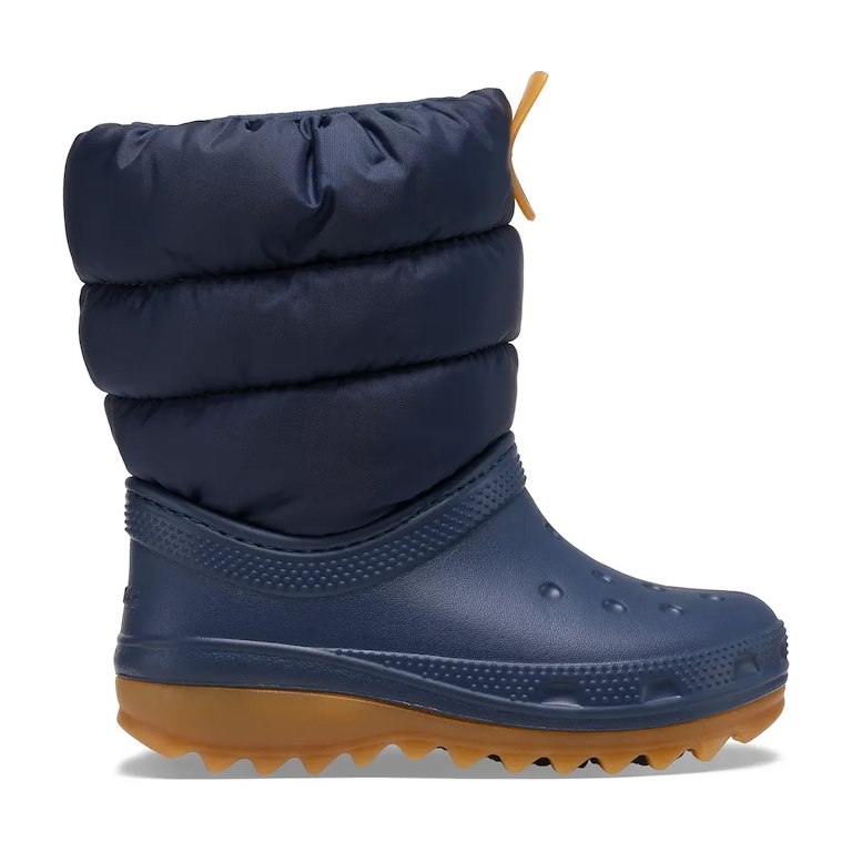 Crocs Kids Classic Neo Puff Boot – NAVY/GUM