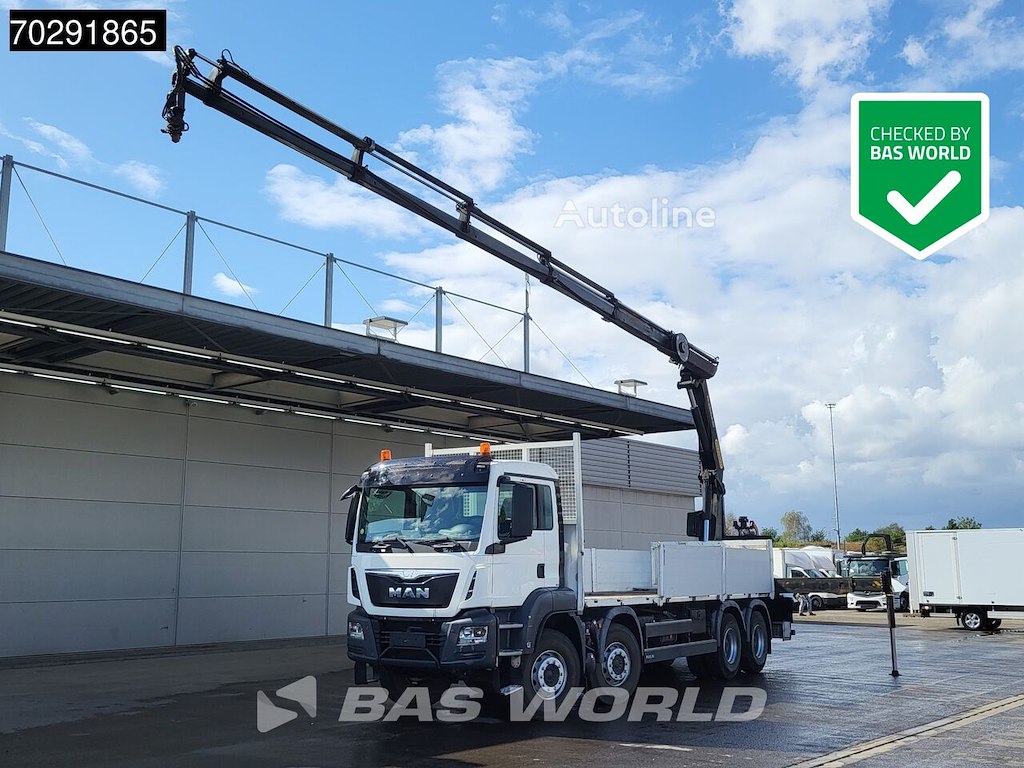 MAN TGS 35.400 8X4 Palfinger PK23002 SH Kran Crane Big-Axle Euro 6 kamion s ravnom platformom