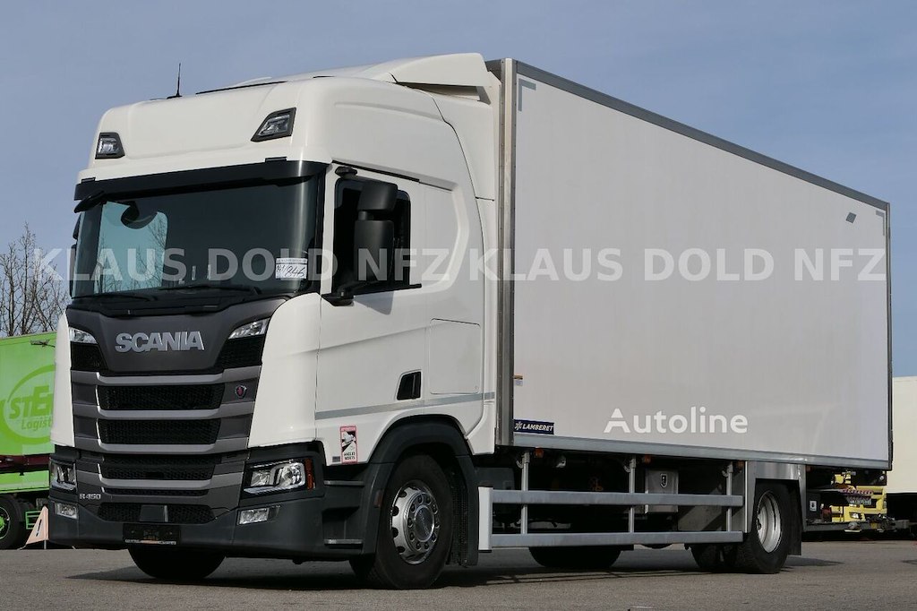 Scania R 450 Koffer Retarder LBW Kamera Navi kamion furgon