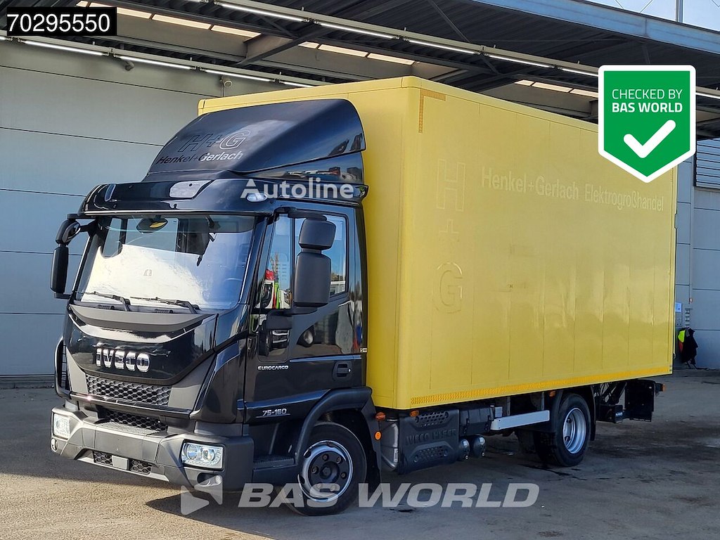 IVECO Eurocargo 75E160 4X2 7.5tonner Automatic 1000kg Ladebordwand Eur kamion furgon