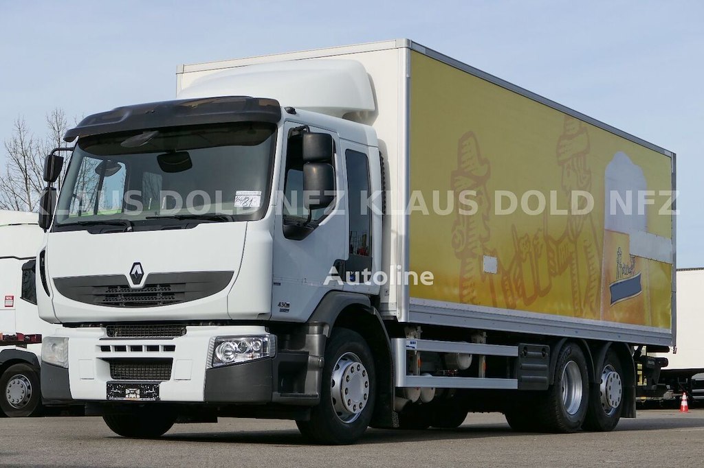 Renault Premium 430 6×2 Koffer Lift-/Lenkachse LBW EU5 kamion furgon