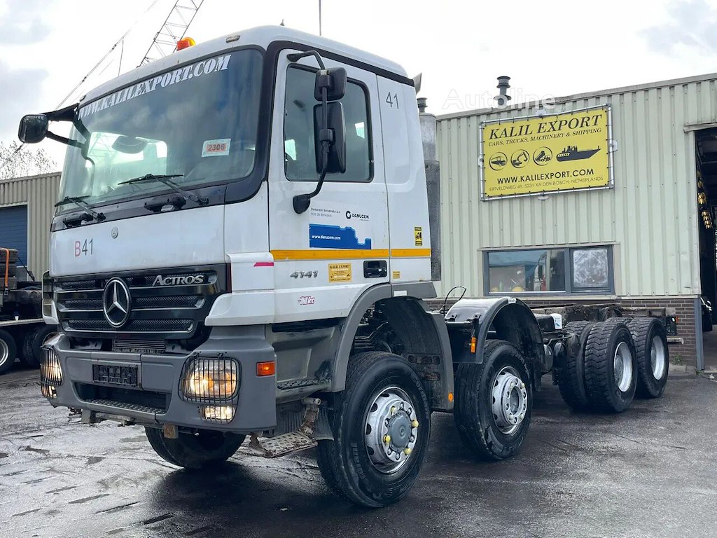 Mercedes-Benz Actros 4141 MP2 Long Chassis 8x6 V6 EPS Full Steel Suspension Bi kamion šasija