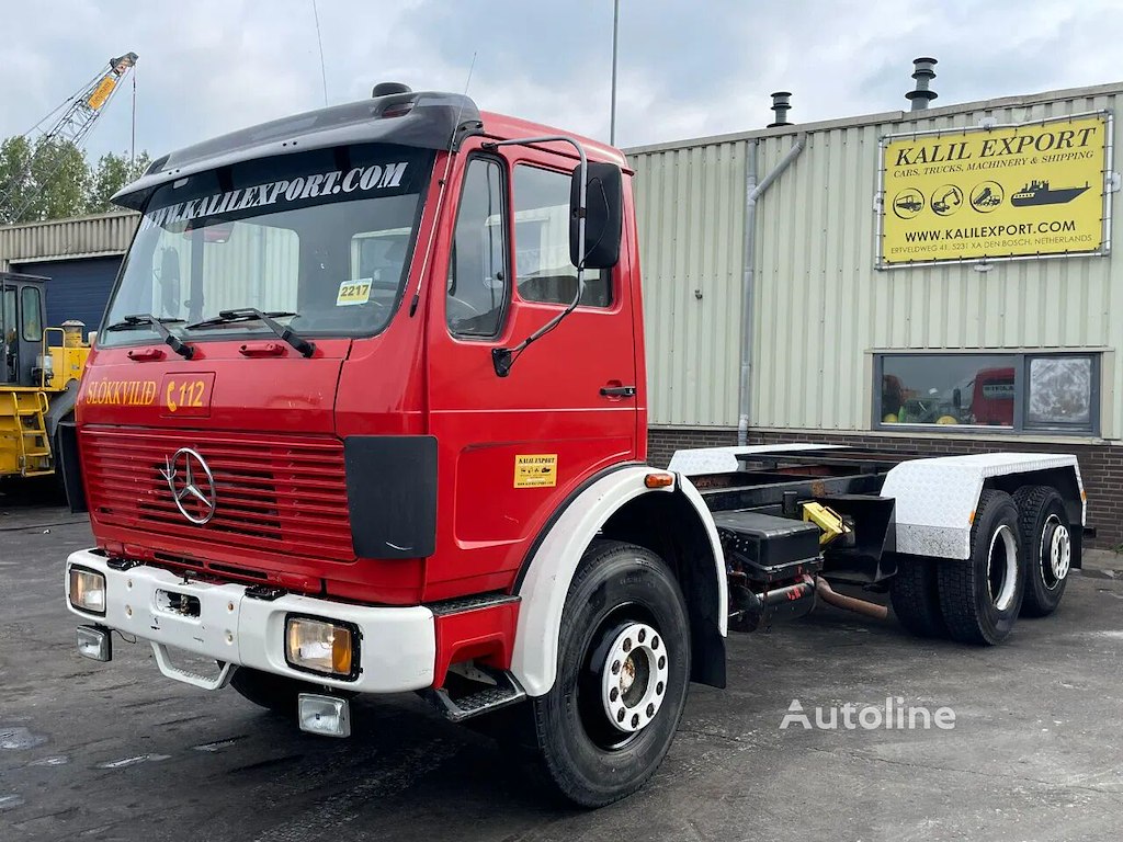 Mercedes-Benz SK 2222 6x2 Chassis Retarder V6 Manual Gearbox Good Condition kamion šasija