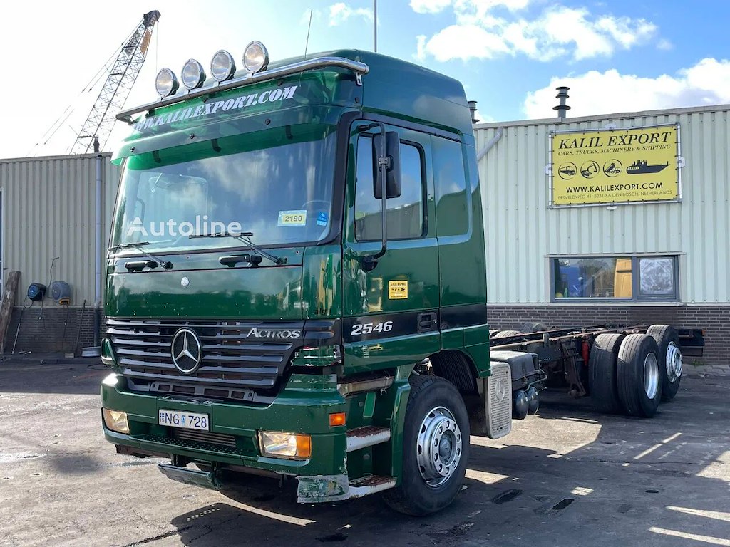 Mercedes-Benz Actros 2546 Chassis 6x2 Airco Manuel V6 Good Condition kamion šasija