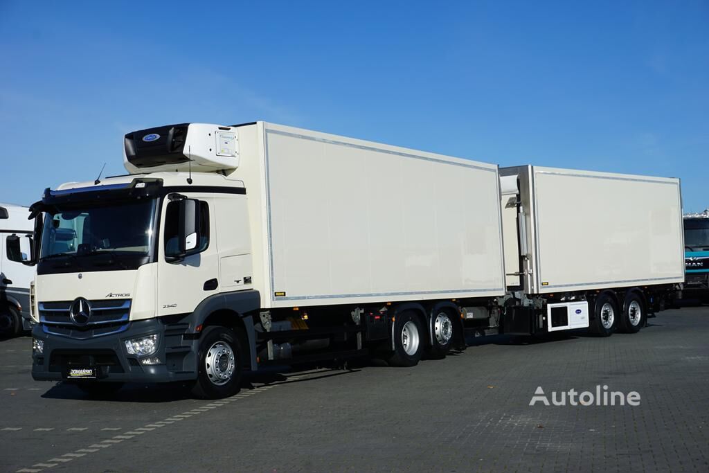 Mercedes-Benz ACTROS / 2540 / ACC / E 6 / ZESTAW PRZEJAZDOWY / CHŁODNIA + WIND kamion hladnjača + prikolica hladnjača