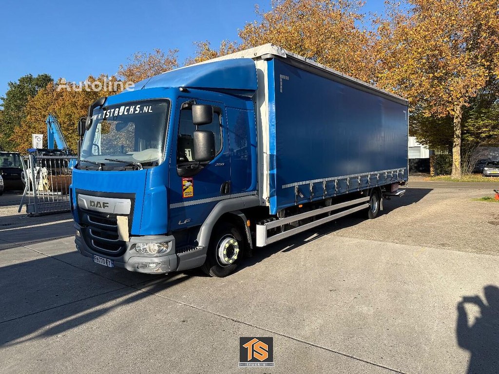 DAF LF 12T 260 AUTOMATIC - LADEBORDWAND - TOP TRUCK kamion sa klizna zavesa cerada