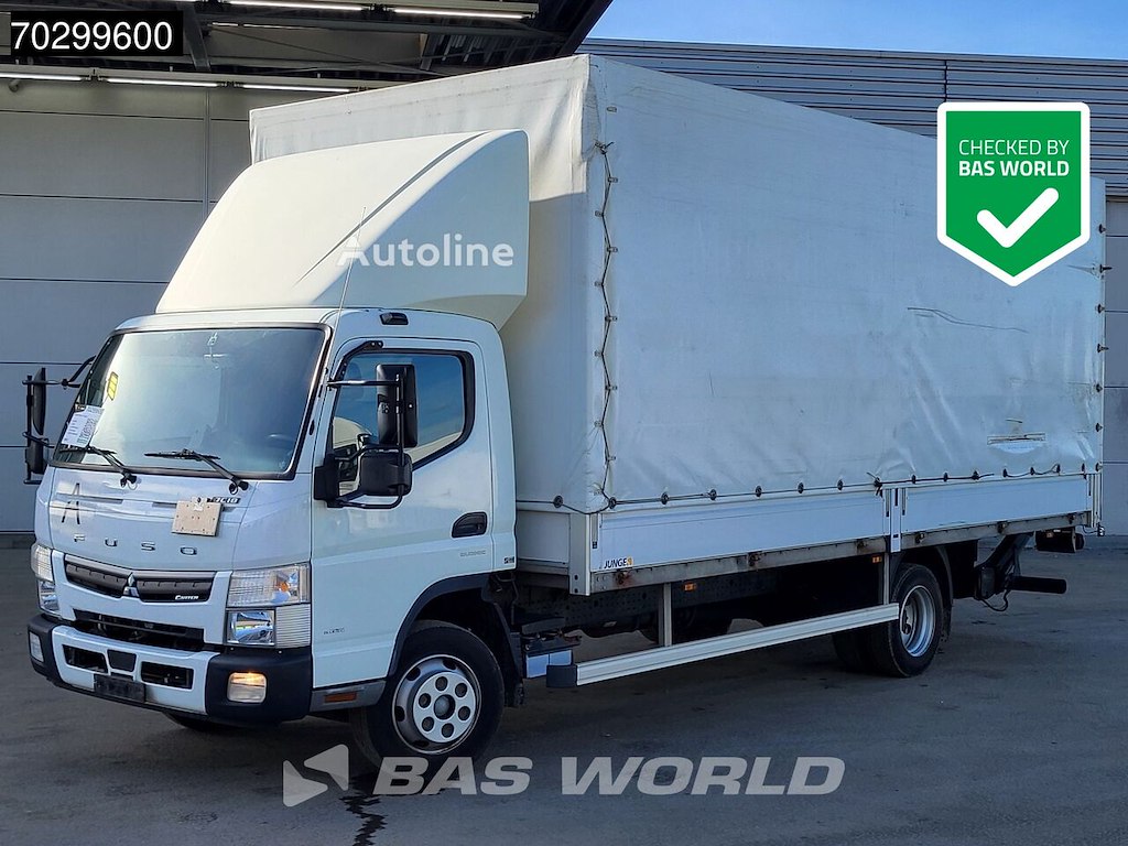 Mitsubishi Fuso 7C 18 4X2 7.5tonner curtainsider Automatic Ladebordwand Euro 6 kamion sa klizna zavesa cerada