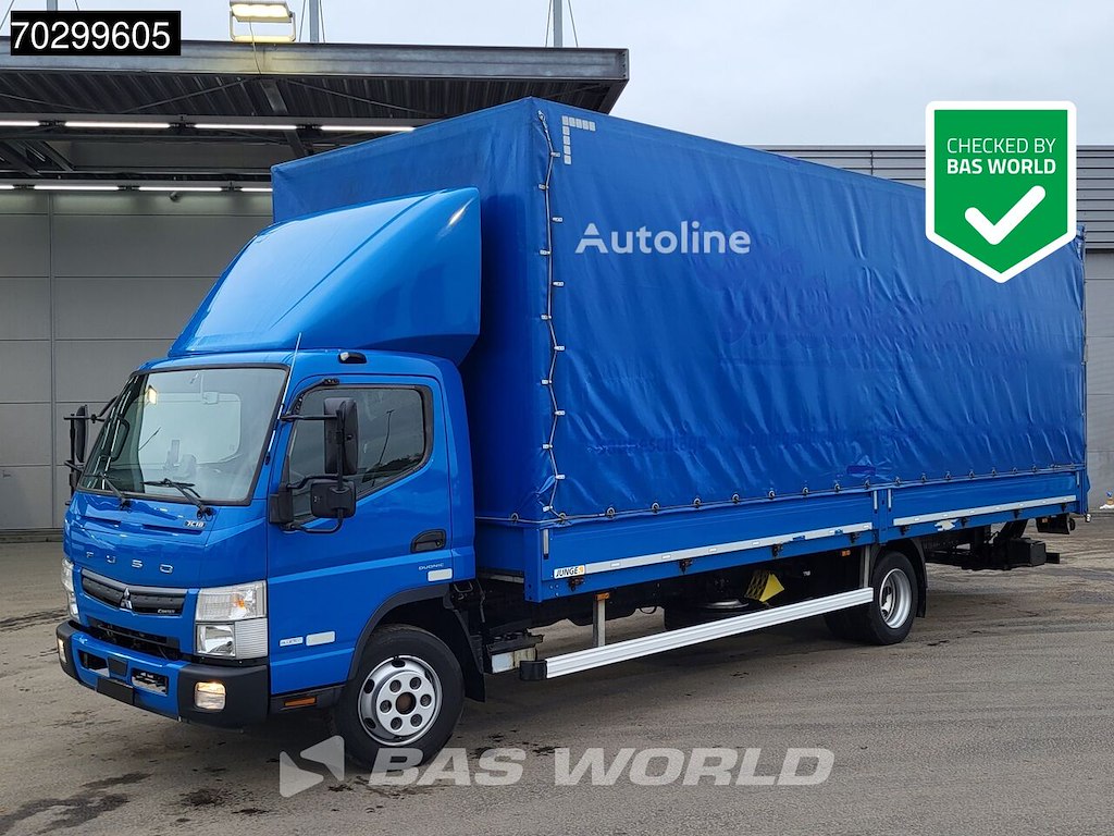 Mitsubishi Canter 7C18 4X2 Curtainsider Automatic 1000kg Ladebordwand Euro kamion sa klizna zavesa cerada