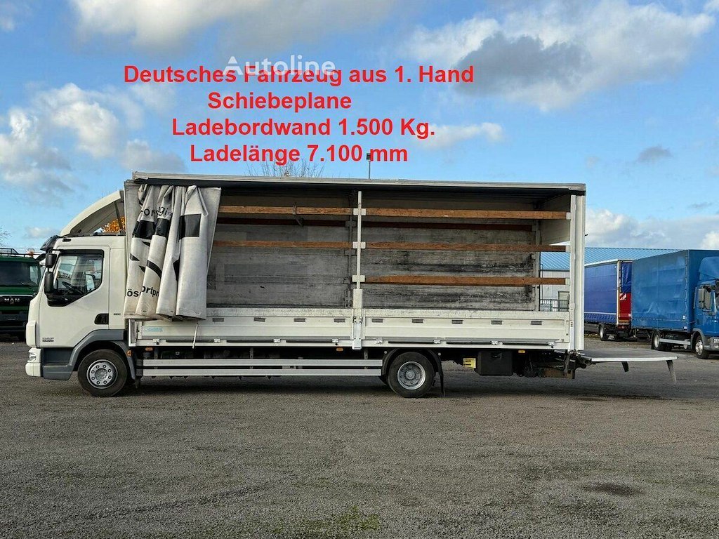 DAF DL 1500L kamion sa klizna zavesa cerada
