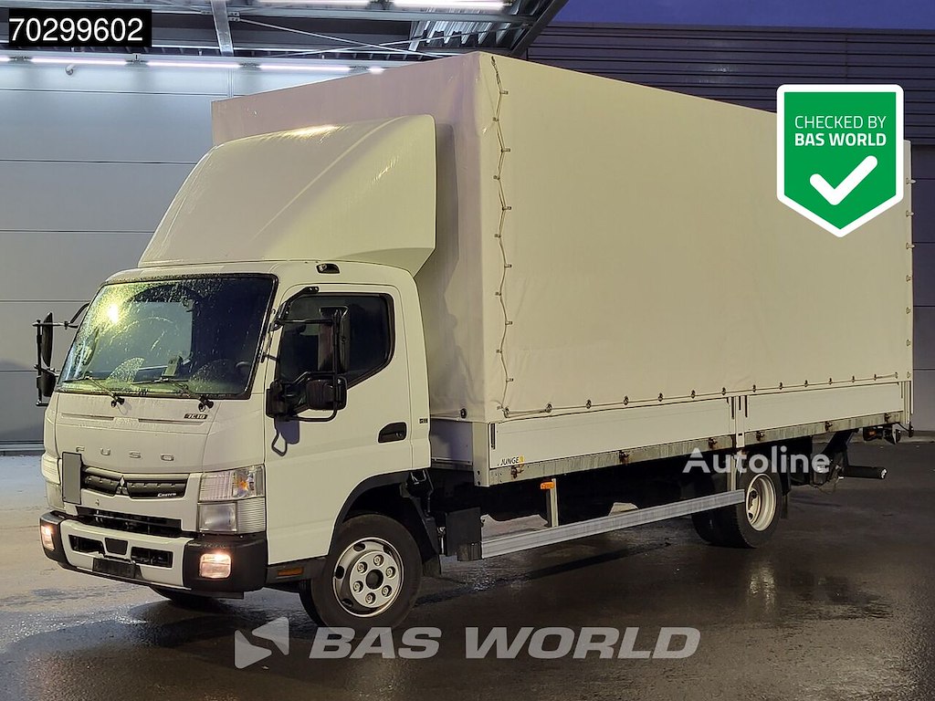 Mitsubishi Canter 7C18 4X2 7.5tonner 1000kg Ladebordwand Automatic Euro 6 kamion sa klizna zavesa cerada