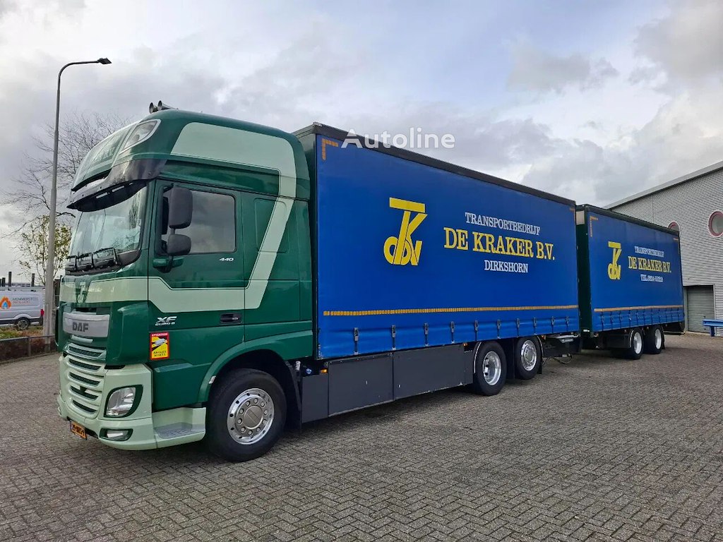 DAF XF106-440 / NL COMBI / TUV:21-10-2026 / ONLY:889634 KM / PARKCOO kamion sa klizna zavesa cerada