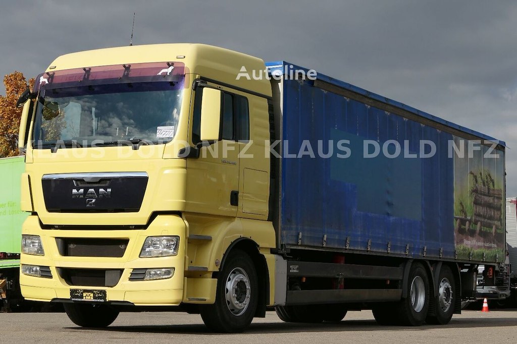 MAN TGX 26.400 Lift-/Lenkachse Vollluft LBW Euro 5 kamion sa klizna zavesa cerada