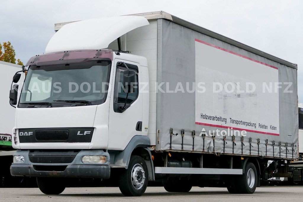 DAF LF 45.220 Pritsche Plane Blatt/Luft Klima LBW kamion sa klizna zavesa cerada
