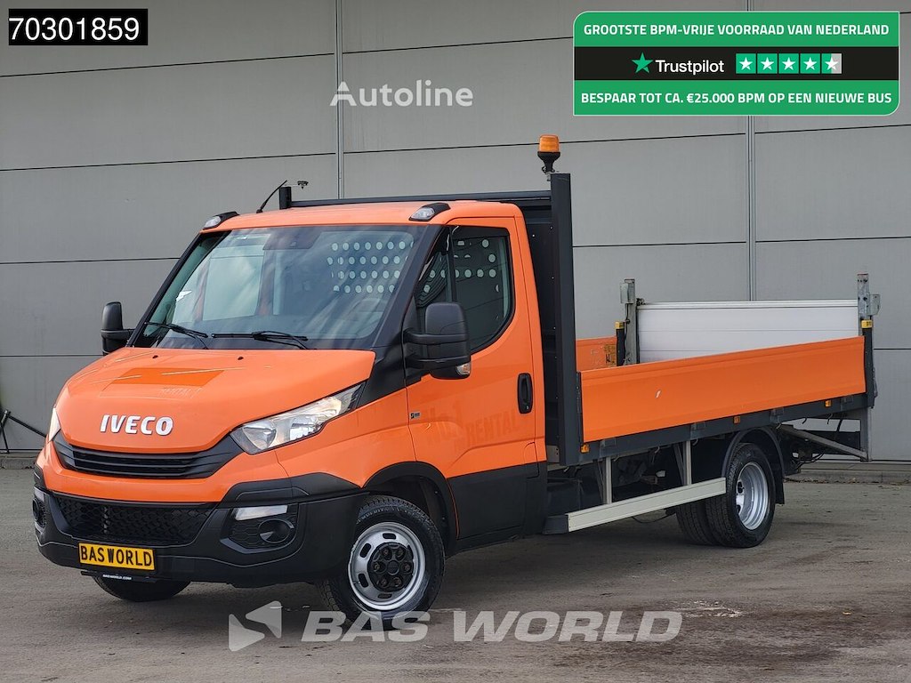 IVECO Daily 35C14 Open Laadbak Dubbelucht 3,5t Trekhaak Navi Airco Eur kamion s ravnom platformom < 3.5t
