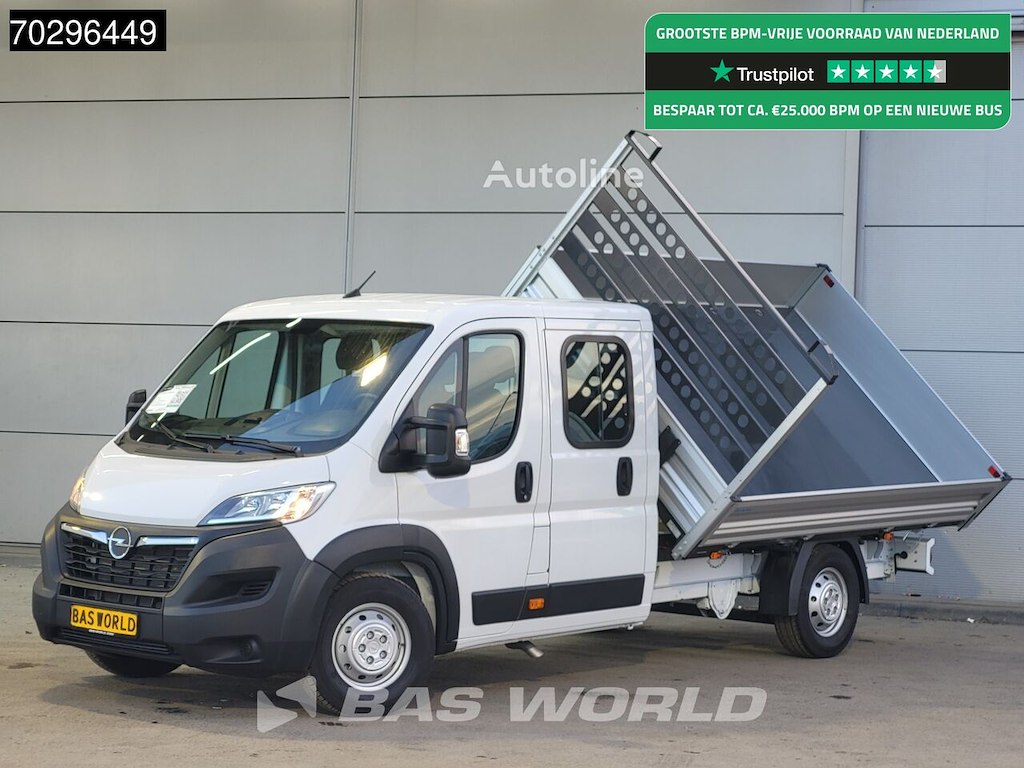 Novi Opel Movano 140PK Driezijdige Kipper Dubbel Cabine Airco Cruise Euro6 kamion kiper < 3.5t