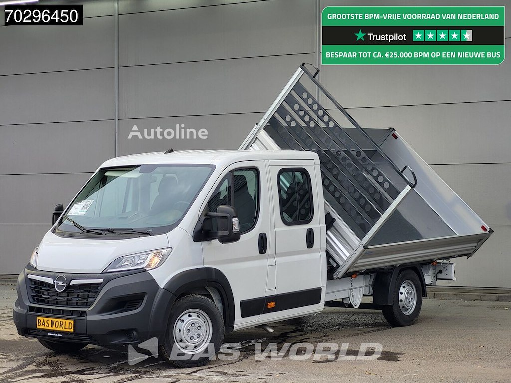 Novi Opel Movano 140PK Driezijdige Kipper Dubbel Cabine Airco Cruise Euro6 kamion kiper < 3.5t