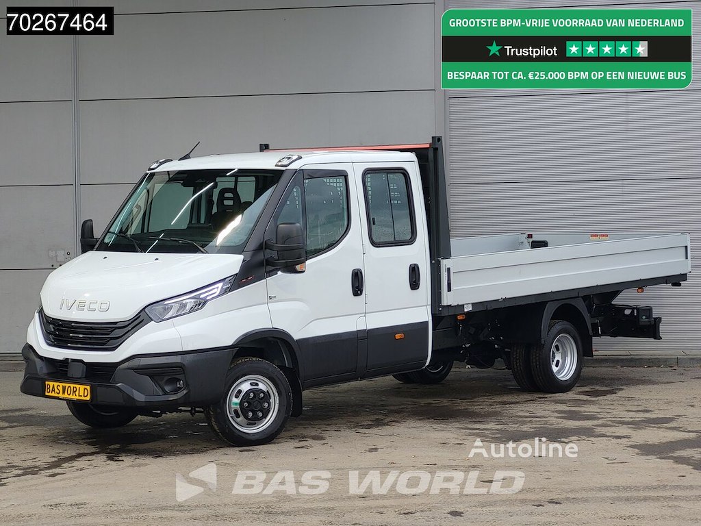 Novi IVECO Daily 35C18 3.0L Open Laadbak 180PK Navi Airco Cruise Camera Par kamion s ravnom platformom < 3.5t